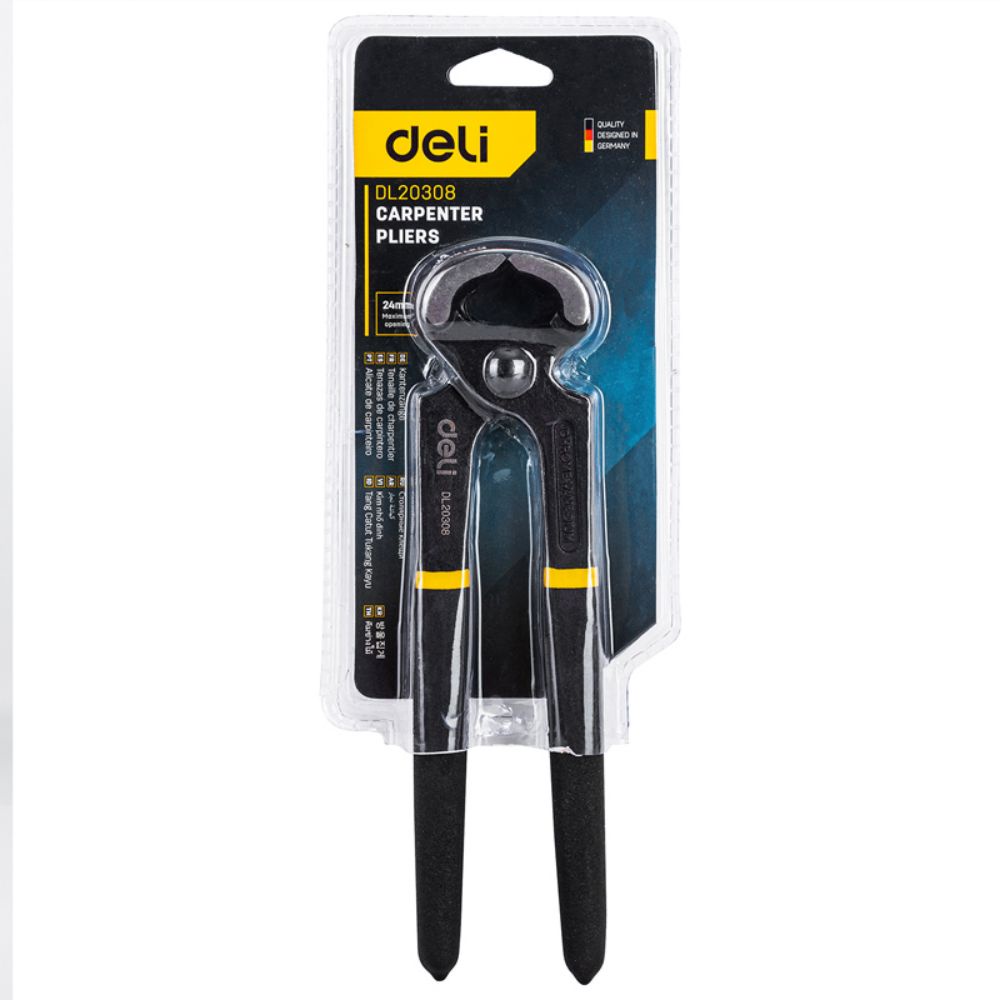 Deli 8" Nutcracker Plier Nail Puller Plier Wire Breaker Plier Wire ...