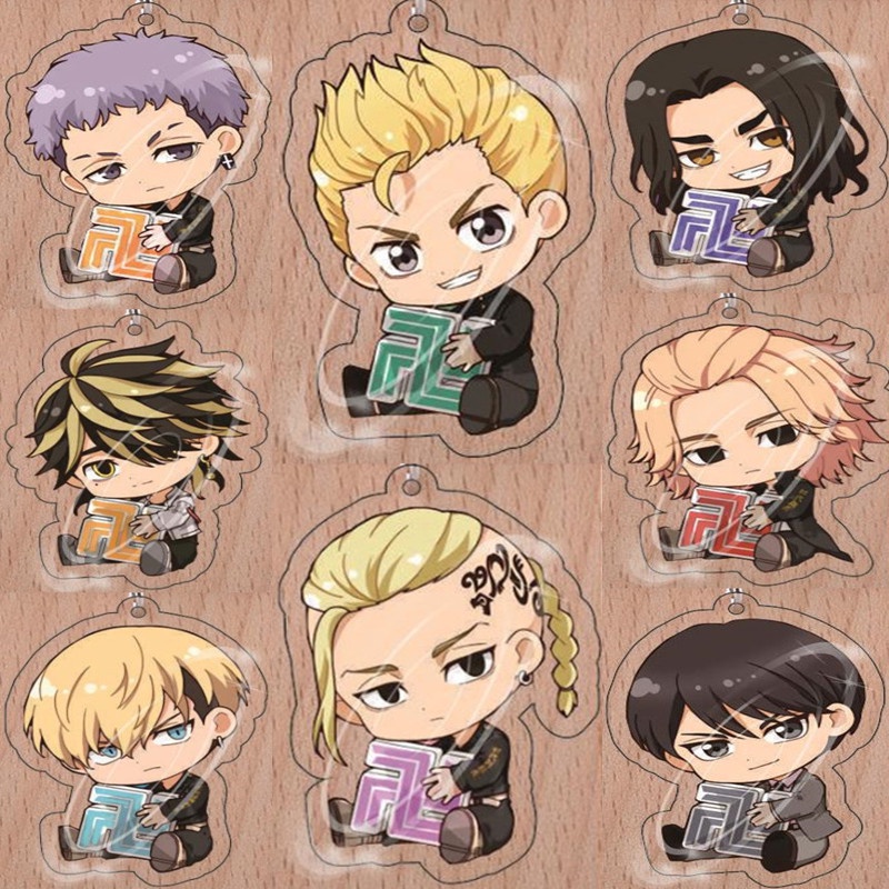 Tokyo Revengers Anime Acrylic Keychain Keyring Collectible Souvenir ...