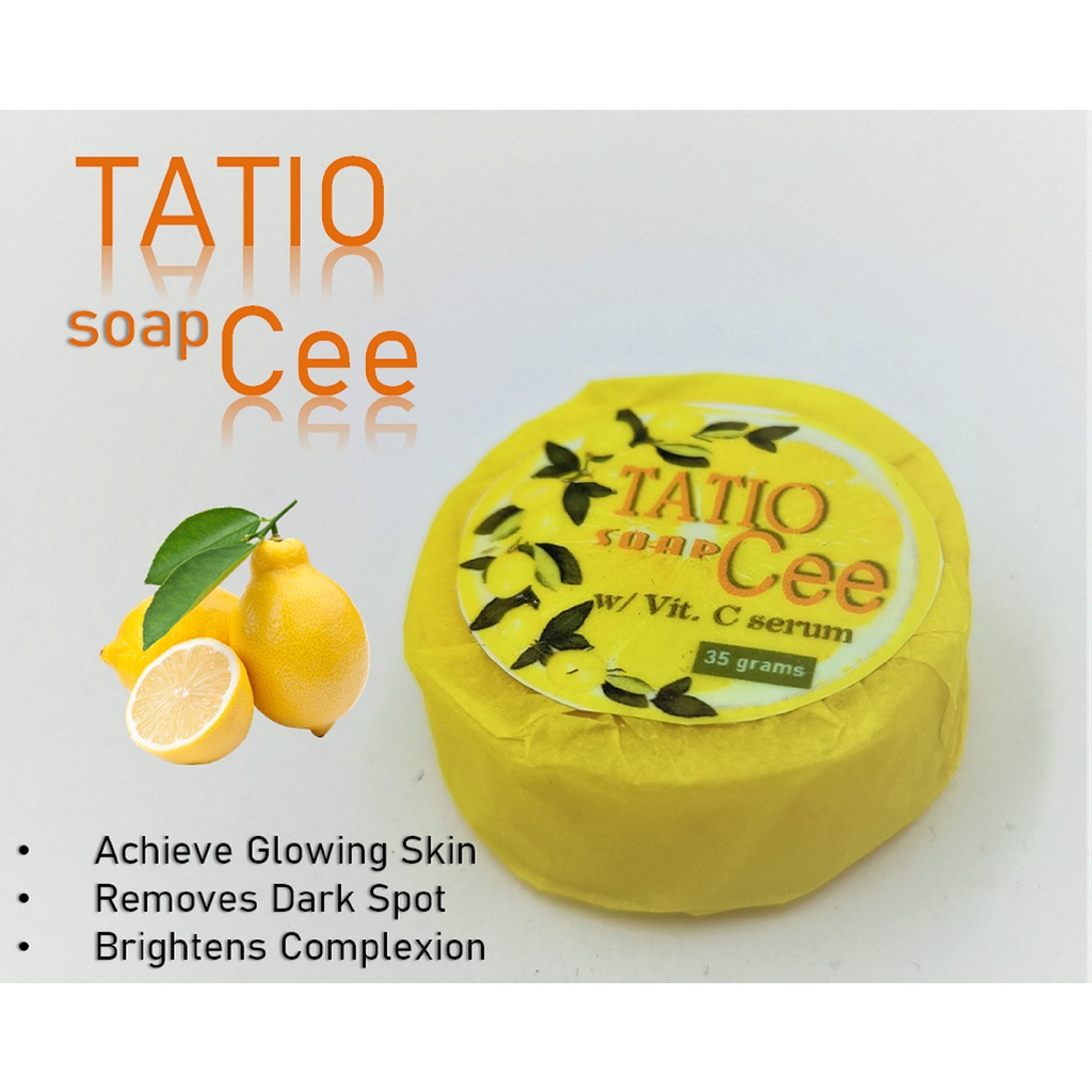 TATIO CEE VITAMIN C LEMON SOAP | Shopee Philippines