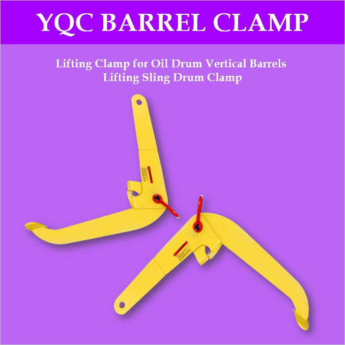 Mago Red 0.5T 0.6T YQC Barrel Clamp Lifting Clamp Lifting Sling Drum ...