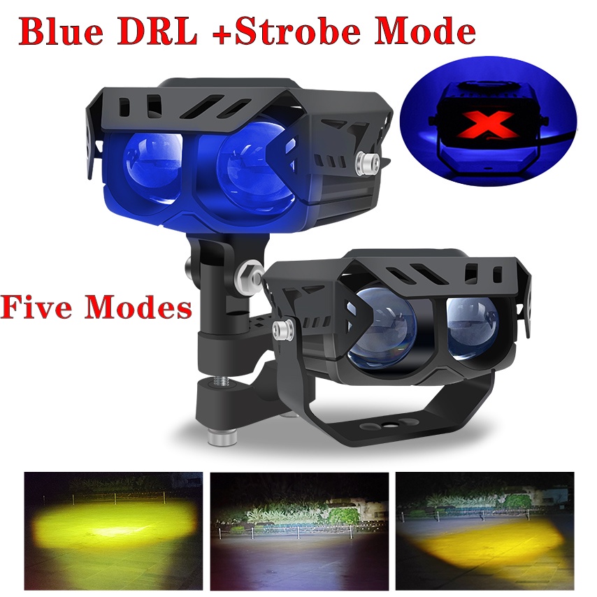 Five-mode Car And Motorcycle LED Light Mini Driving Light Spot Light ...
