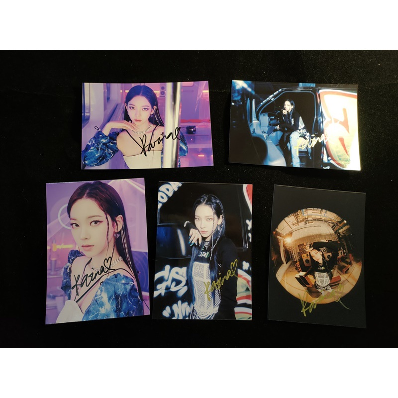 Ready Stock aespa Yoo Jimin Yoo Jimin (KARINA) Autographed License 23 ...
