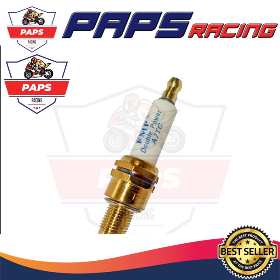 Motorcycle SPARKPLUG DOUBLE POWER (SP-DP) A7TC/D8TC/D6HA/CR8E/D8TC/B8TC/BP7HS/E6TC | Shopee ...