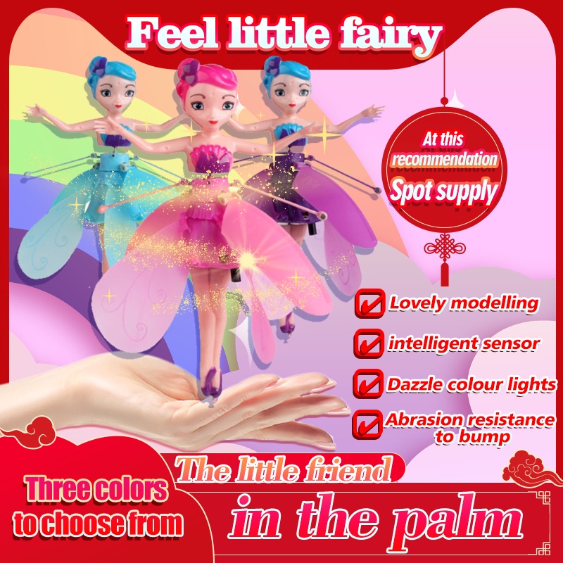【COD】Flying Princess Doll Flying Fairy Girls Toy Magical Wing Infrared ...