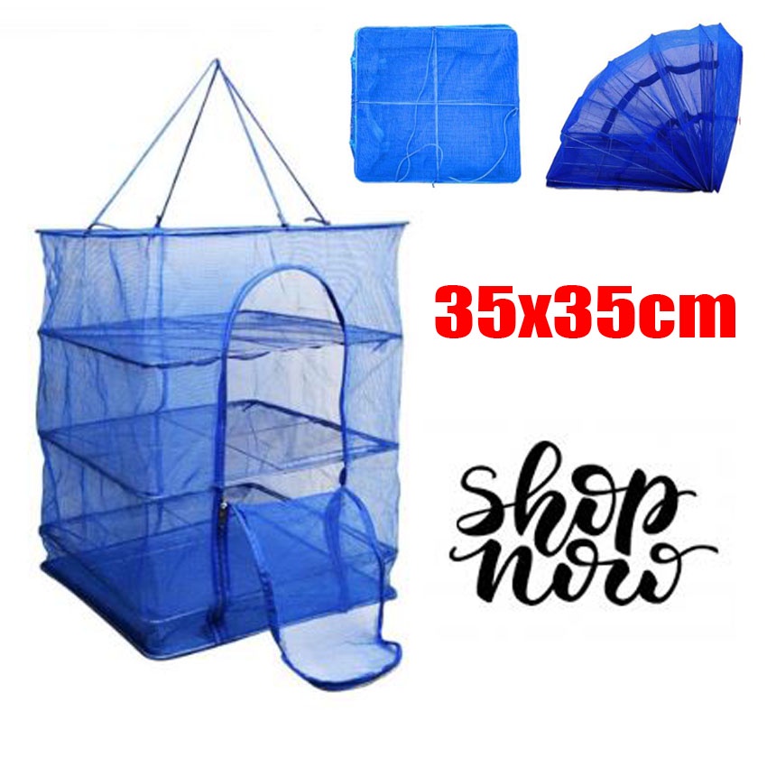 Foldable Drying Rack for Vegetable Fish Dishes Mesh Hanging Drying Net ...