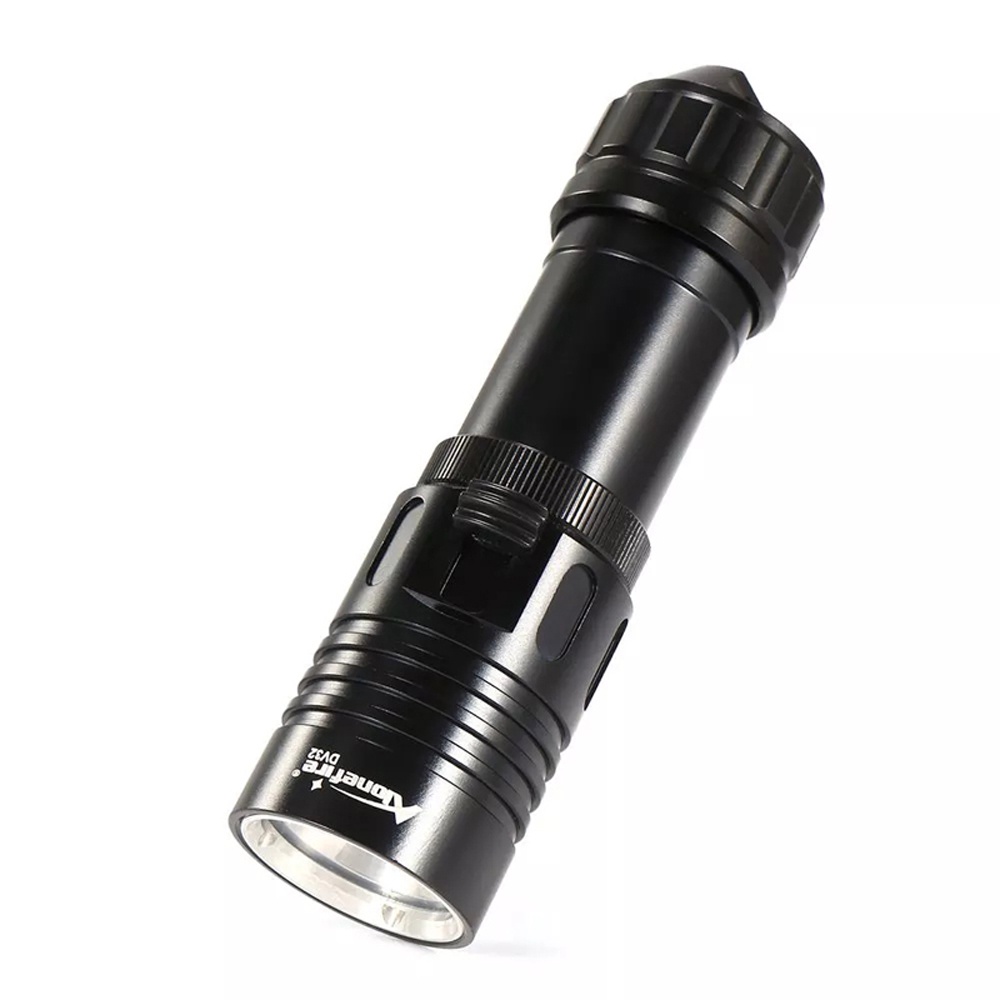 AloneFire DV30 Led Scuba Diving Flashlight Underwater Waterproof Lamp ...