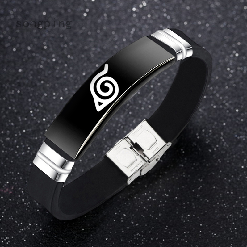 Japanese Anime Naruto Akatsuki Uchiha Kakashi Sasuke Sharingan Bracelet ...