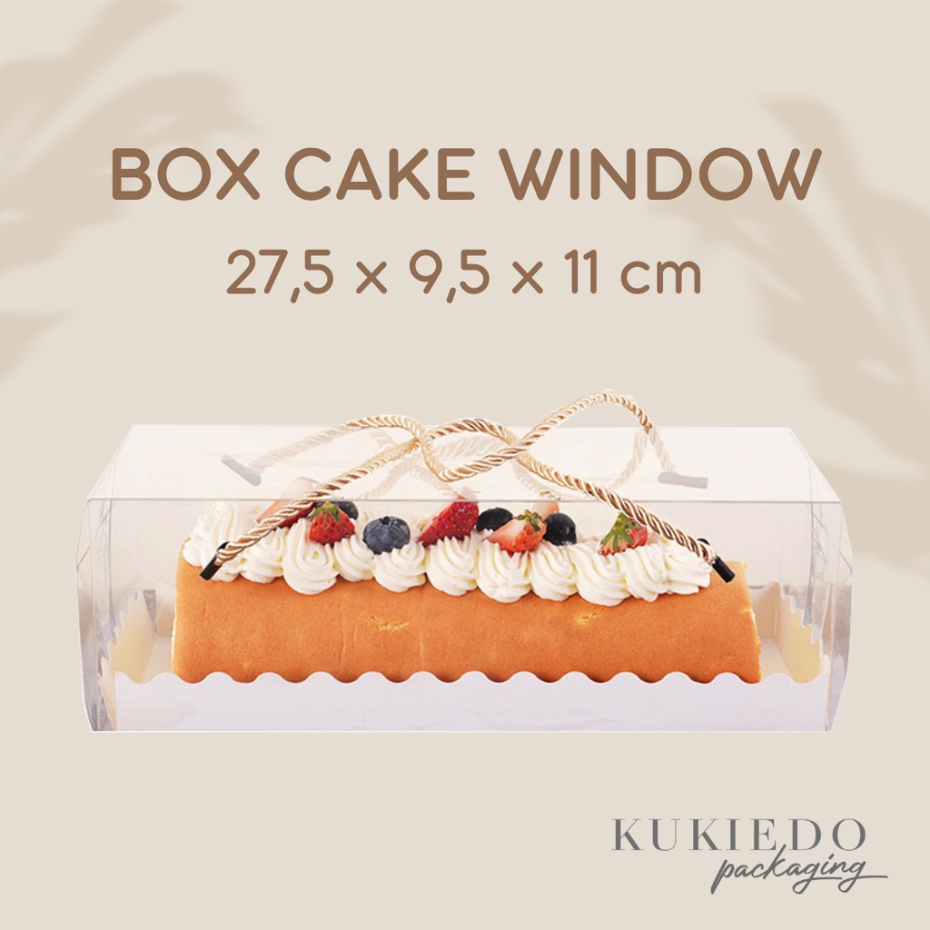 PUTIH Mica Box Handle Rope 27,5 x 9,5 x 11 cm | White Transparent Box ...