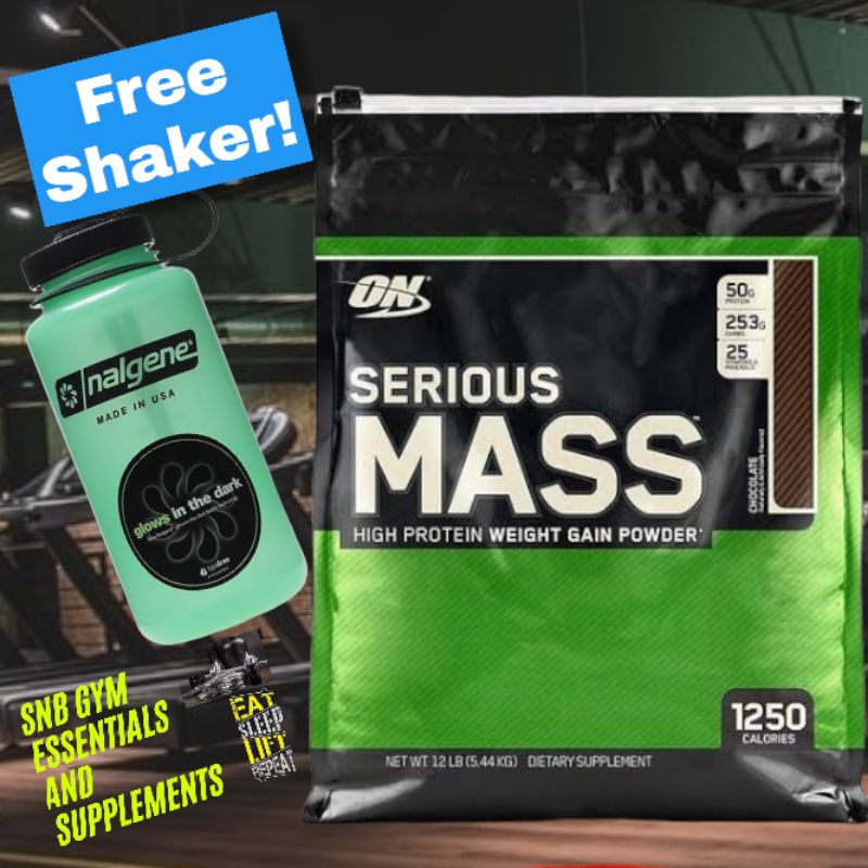 Optimum Nutrition Serious Mass High Protein Weight Gain Powder ...