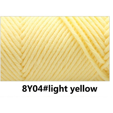 【Real 100g】Yarn 100g Milk Cotton Yarn Wool 8 ply Thread for Knitting ...