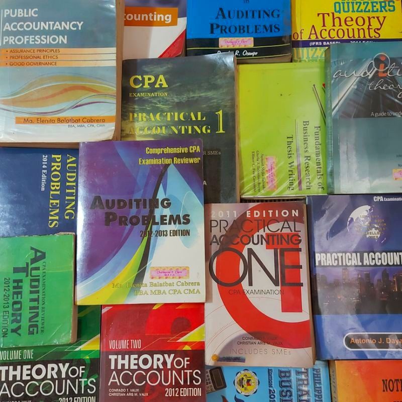 Accounting Educational Books Statistics PFRS TOA RFBT AUDPROB AUDTHEO ...