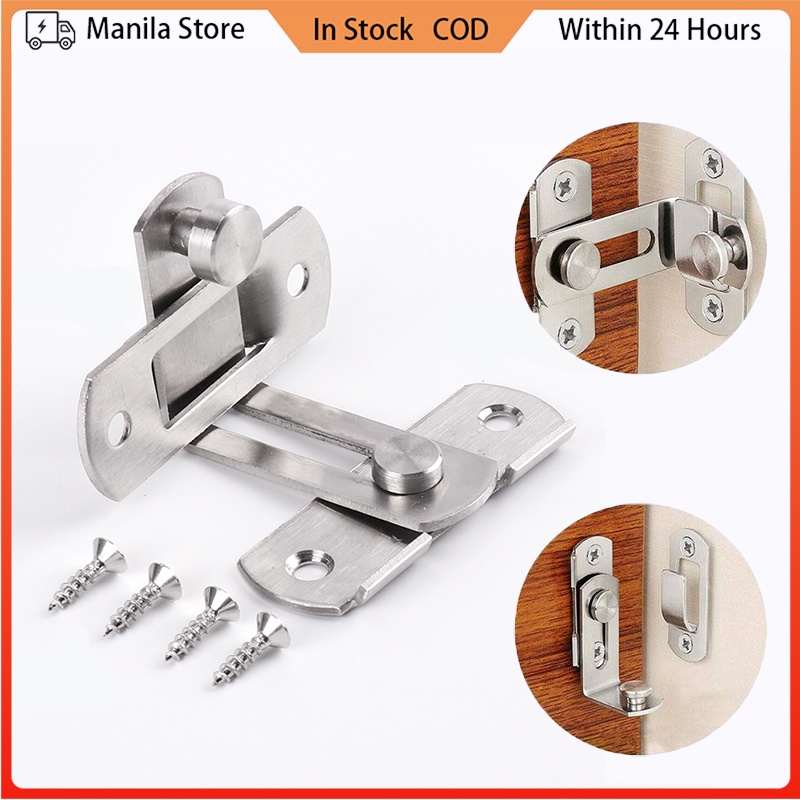 Latch Lock Right Angle 90 Degree Stainless Steel Door Hasp Latch ...