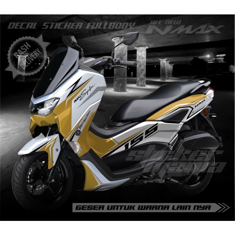 New nmax Decal sticker Full Body striping sticker, variations of ...