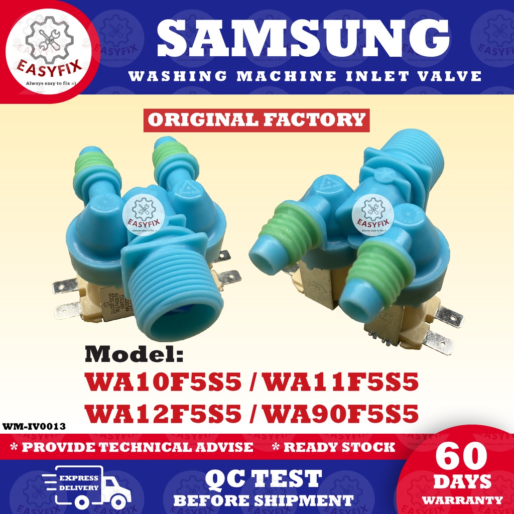 WA10F5S5 / WA11F5S5 / WA12F5S5 / WA90F5S5 SAMSUNG WASHING MACHINE WATER ...