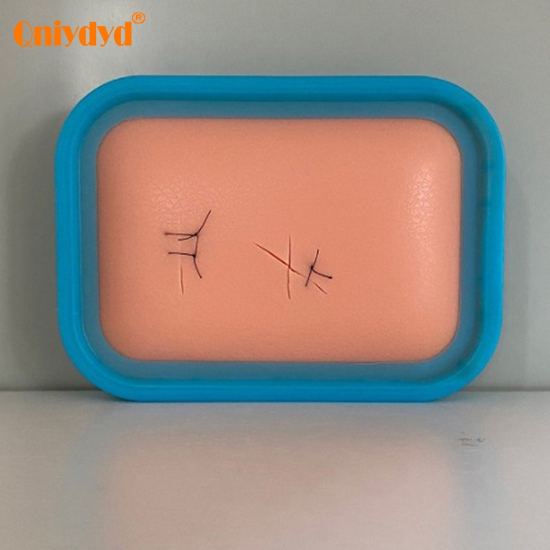Surgical Suture Kit Pad Fake Skin Suture Training Wounds Surgery ...