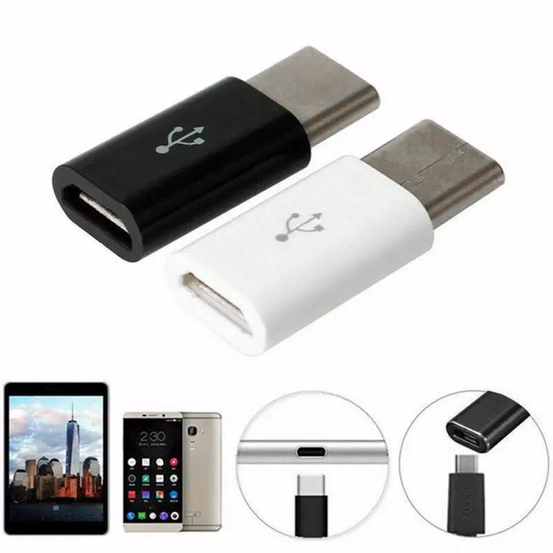 Micro USB To USB C Adapter Mobile Phone Adapter Type-c Interface Data ...