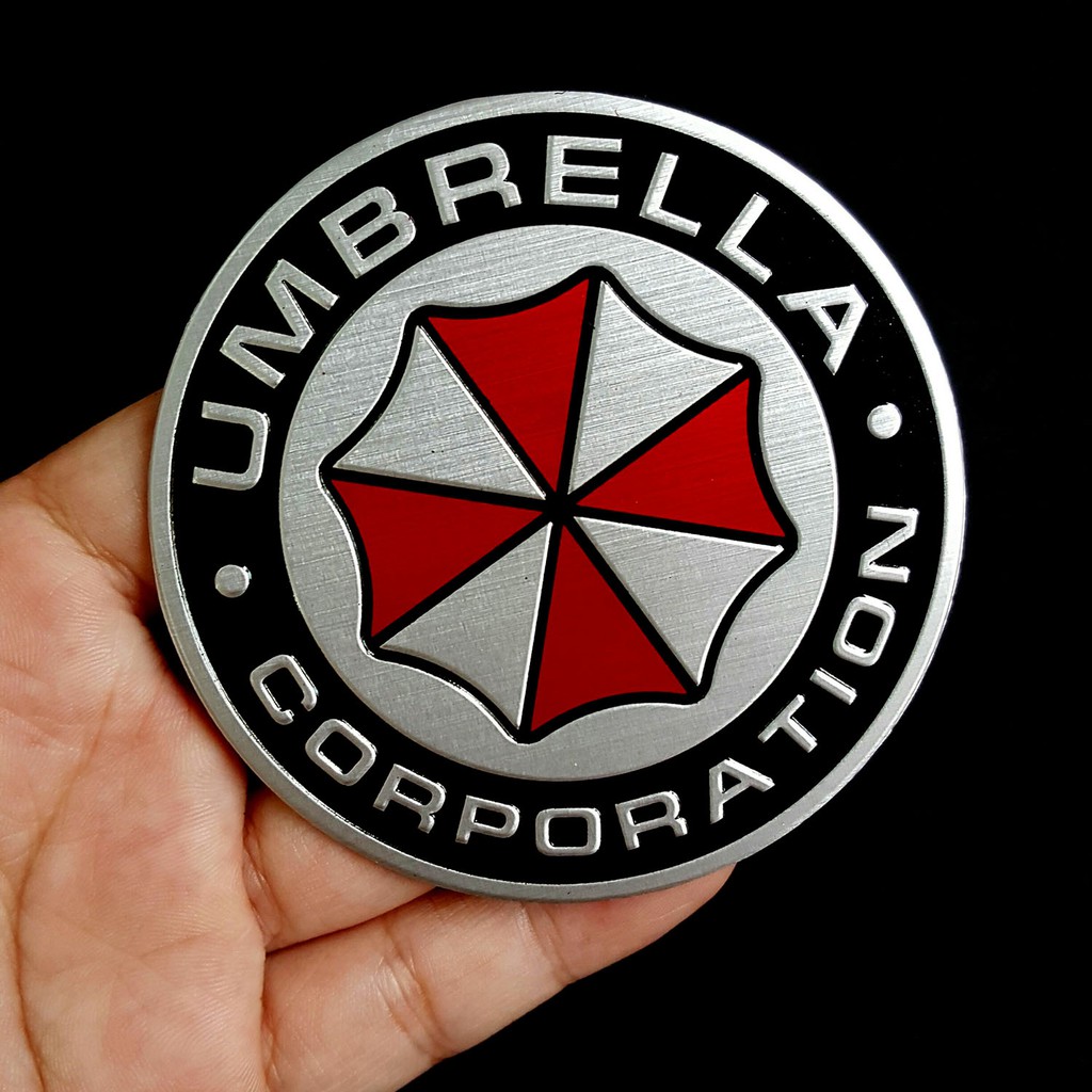 Umbrella CORPORATION logo metal sticker, diameter 7.5cm | Shopee ...