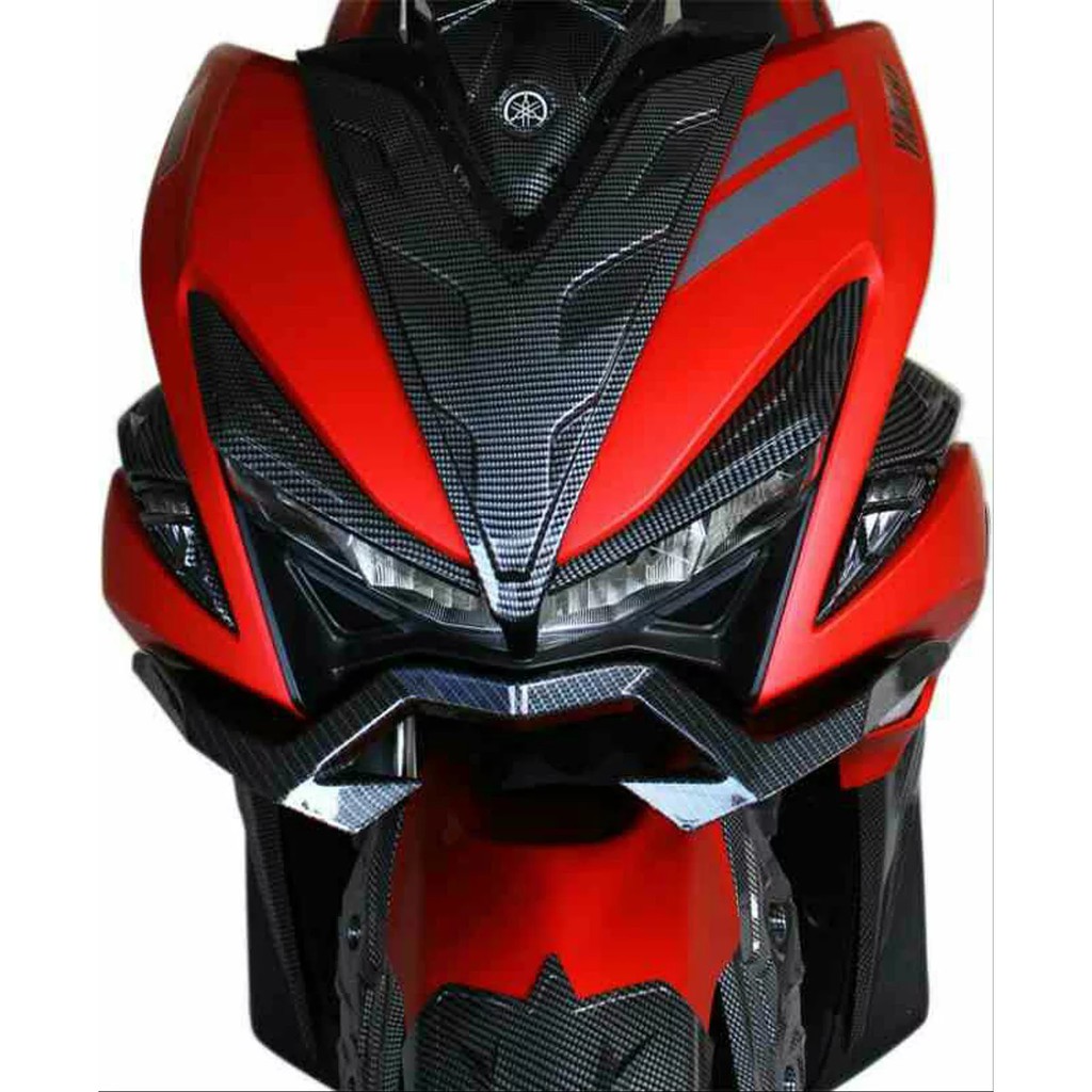 Aerox 155 Carbon Nemo Front Shield Cover | Shopee Philippines
