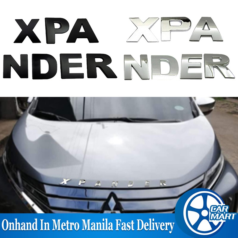 Mitsubishi XPANDER Hood Emblem Zinc Alloy With Double Adhesive Car ...