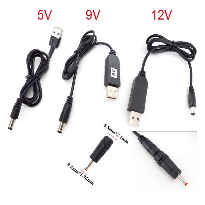 Step UP Module USB Connector Adapter DC 5V to DC 9V 12V Power Supply ...