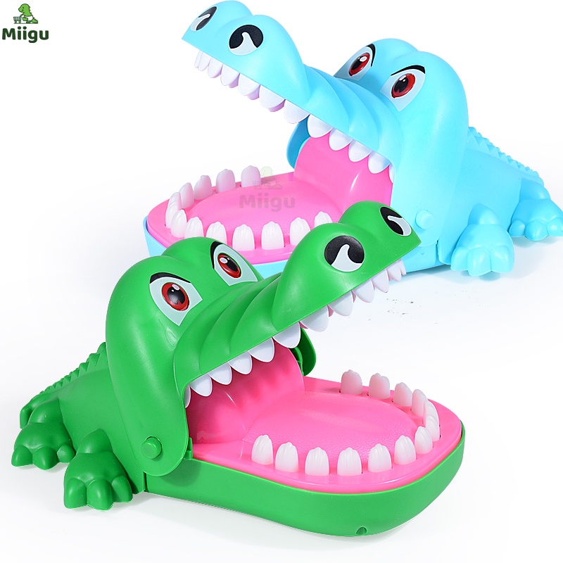Miigu Baby Biggest Size Crocodile Finger Game Press Teeth Bite for Kids ...