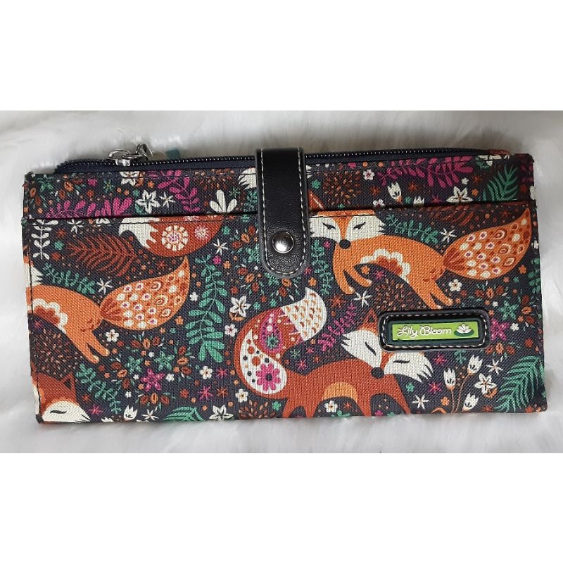 Bifold long wallet (Lily Bloom) | Shopee Philippines