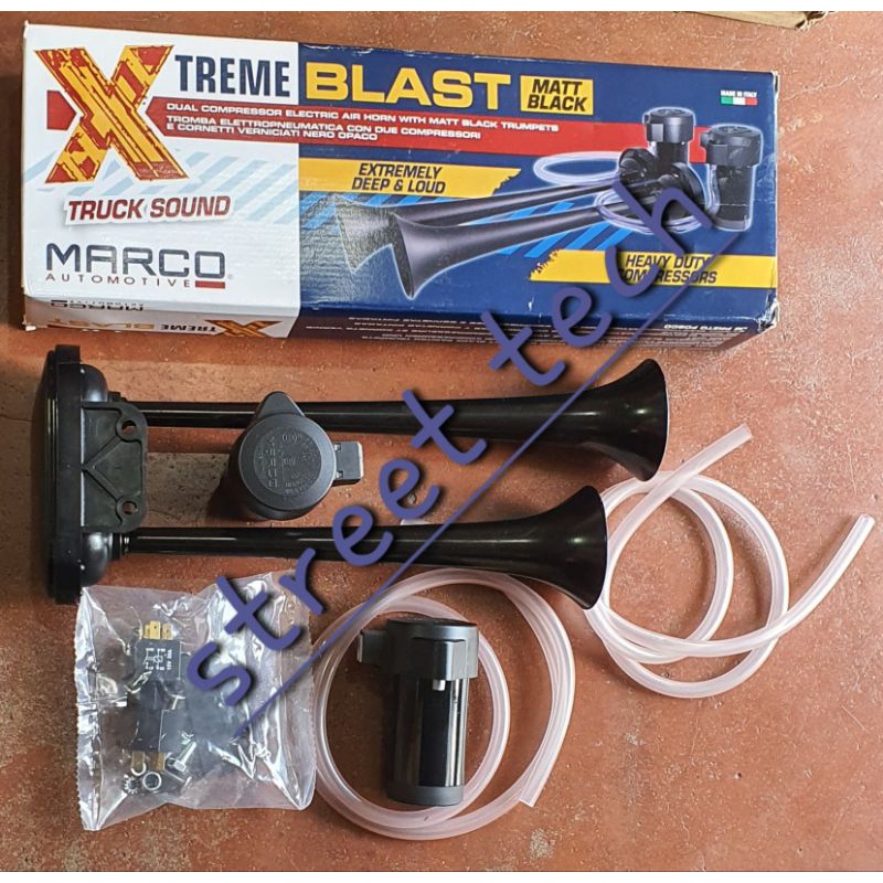 Marco Extreme Blast Horn/ Truck Horn for 12v | Shopee Philippines