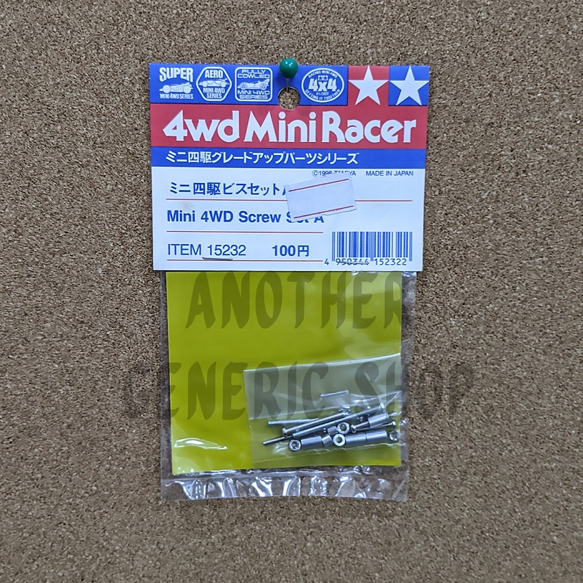 TAMIYA 4WD Mini Racer Mini 4WD Screw Set A [Item No: 15232] | Shopee ...