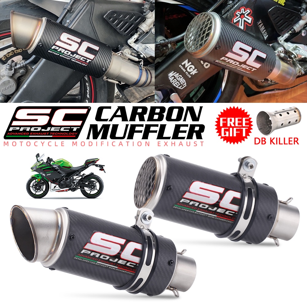 SC Exhaust Motorcycle Cylinder Modified Pipe Spring Breeze 250SR Z900 ...