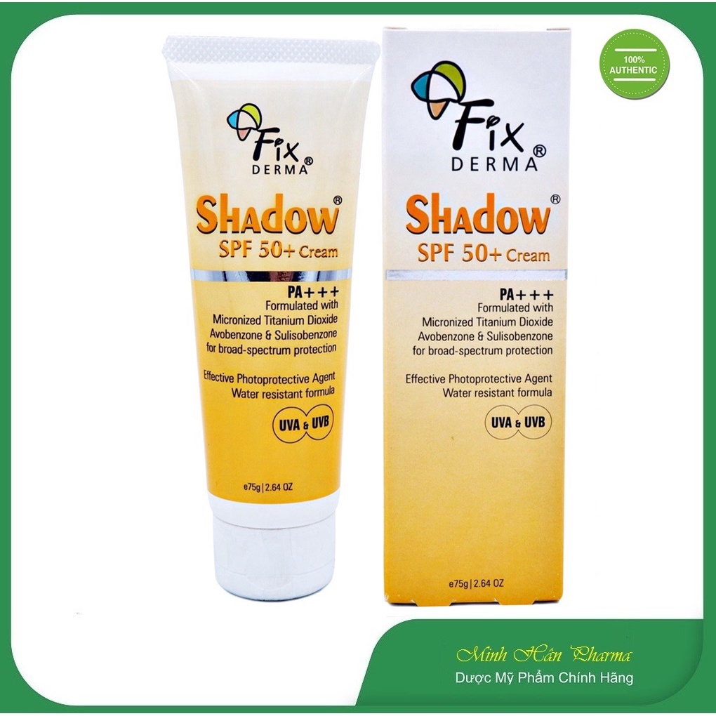 Fixderma Shadow Sunscreen SPF 50+ 75g | Shopee Philippines