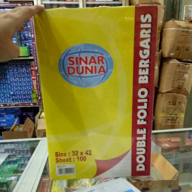 Lined Paper Folio / Double Folio 100 sheets rays of the world | Shopee ...