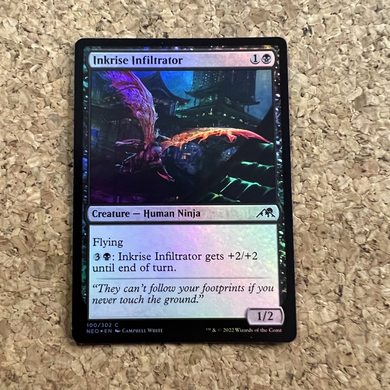 INKRISE INFILTRATOR | HUMAN NINJA | KAMIGAWA NEON DYNASTY | BLACK | MTG ...