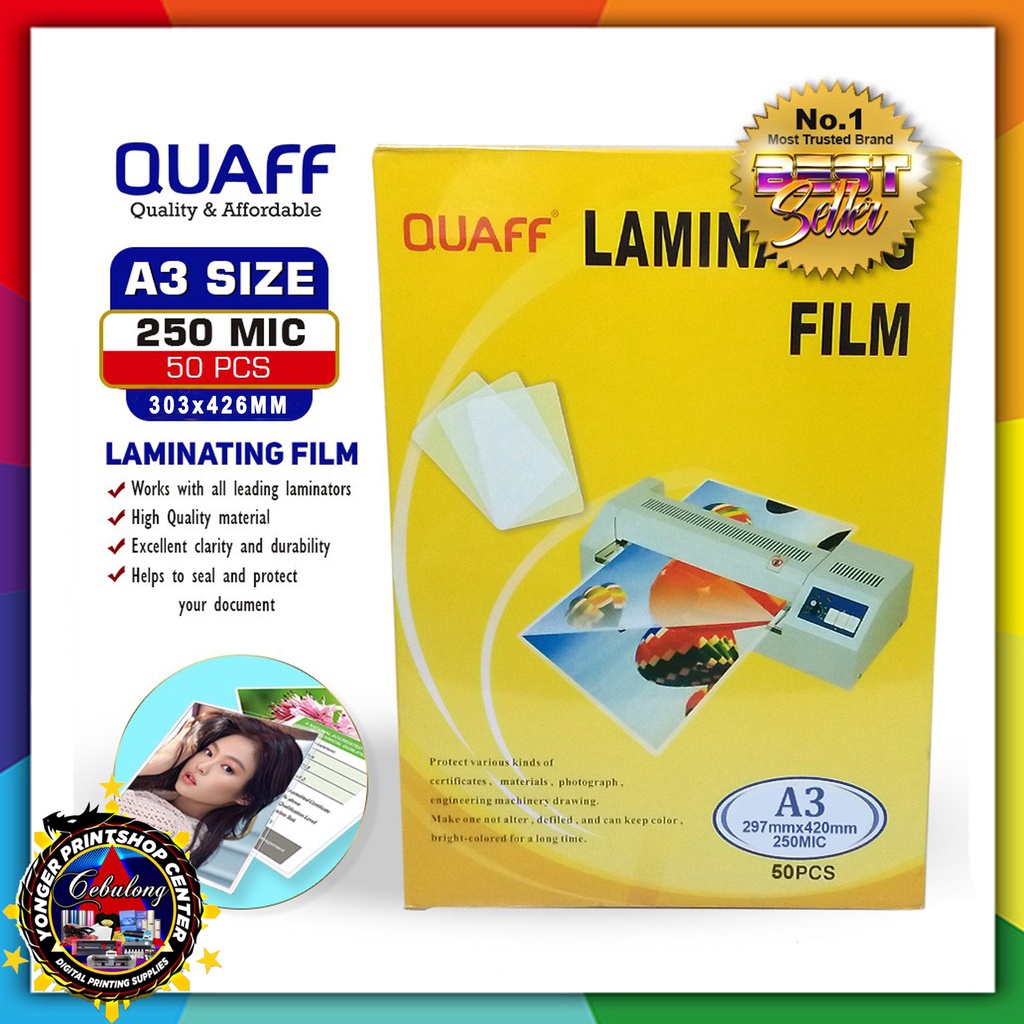 A3 size Quaff Laminating film 250microns | Shopee Philippines