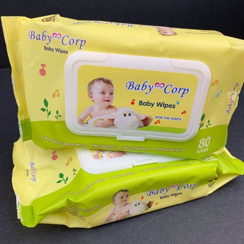 HS BABY WIPES 80pcs per pack / Mini baby wipes10pcs in a pack (Non ...