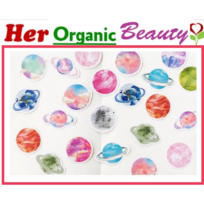 (12 Pieces) Vintage Stickers - PLANETS for Journaling, Scrap Booking ...