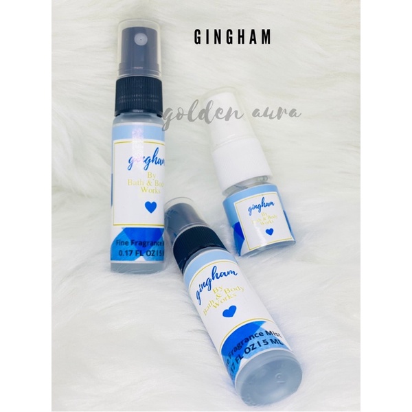 AUTHENTIC BATH AND BODY WORKS GINGHAM 5ML/10ML SPRAY DECANTS | Shopee ...