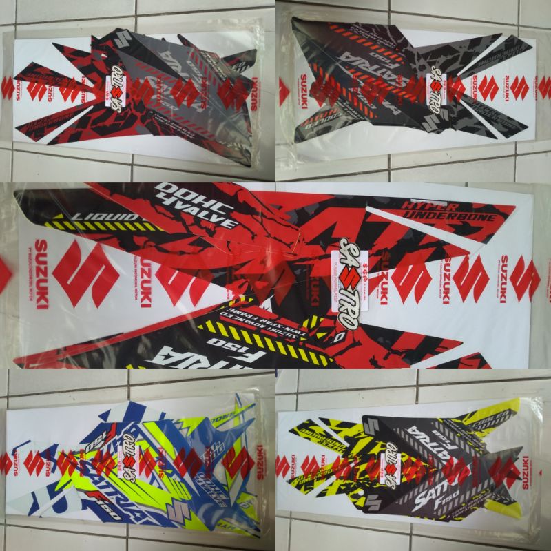 Stripping striping stickers suzuki satria fu injection 2018 2019 ori ...