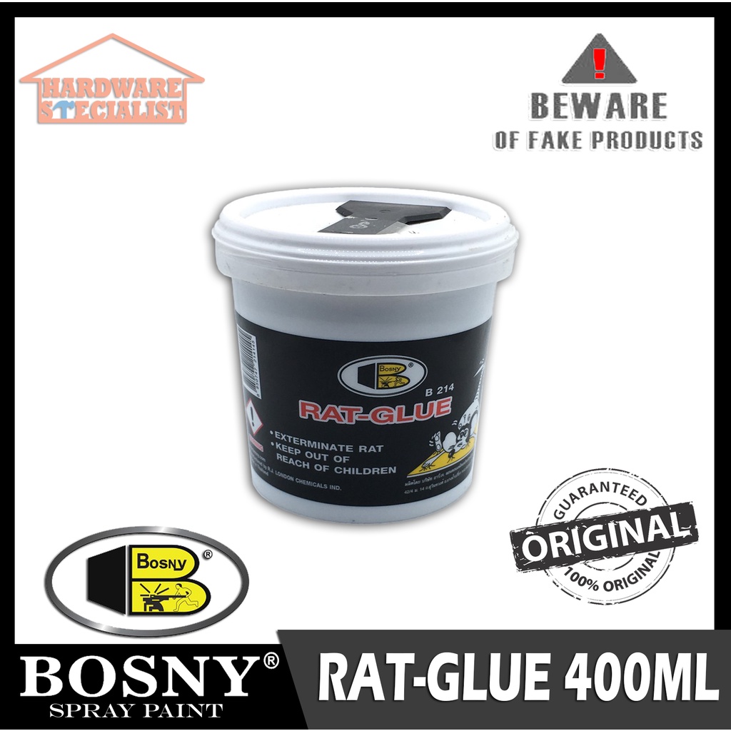 Bosny B214 RAT-GLUE 400ML ORIGINAL AUTHENTIC | Shopee Philippines