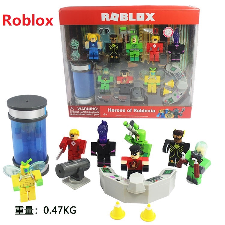 2020 New Roblox Building Blocks Heroes of Robloxia Doll Virtual World ...