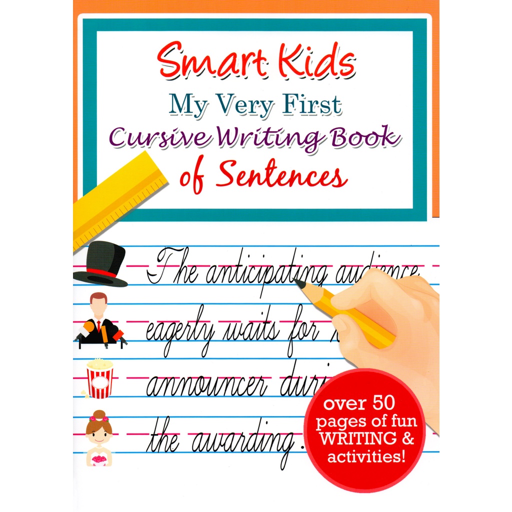 Smart Kids My Very First Cursive Writing Book Of Sentences | Shopee ...