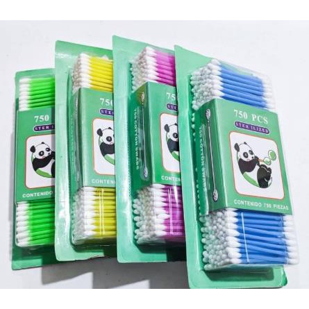 750/630 plastic cotton swabs double-tipped cotton swabs | Shopee ...