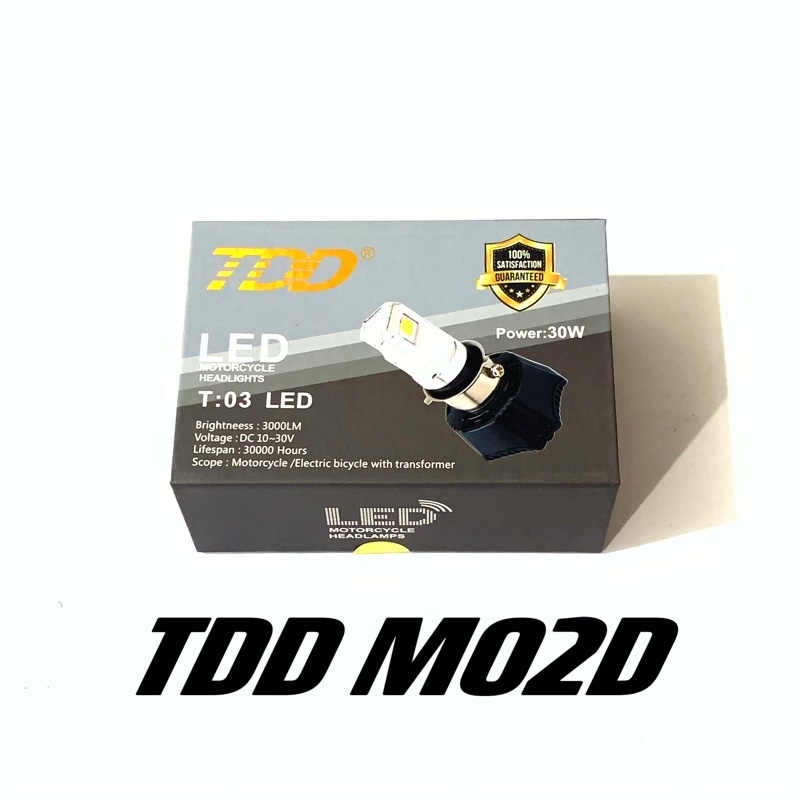RTD Motorcycle Universal MO2D 30Watts 3LED Headlight White | Shopee ...