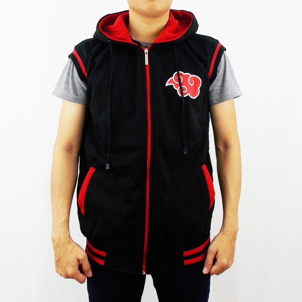 NARUTO AKATSUKI CLAN VEST - AKATSUKI CLAN JACKET - ANIME NARUTO ...