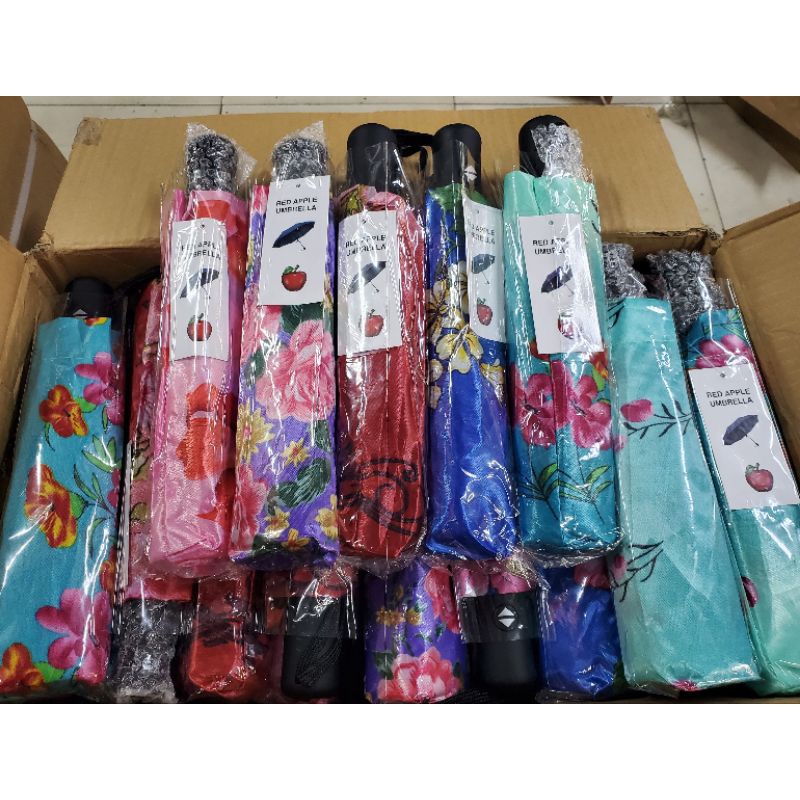 [PC_UMBRELLA] Three Fold Automatic printed umbrella | Shopee Philippines