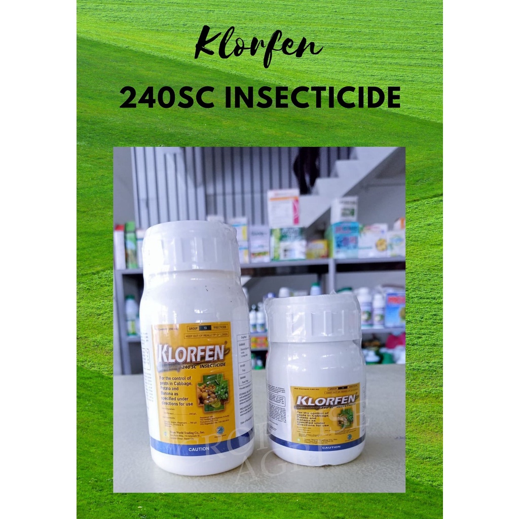 KLORFEN 240SC Insecticide 120ml, 250ml | Shopee Philippines
