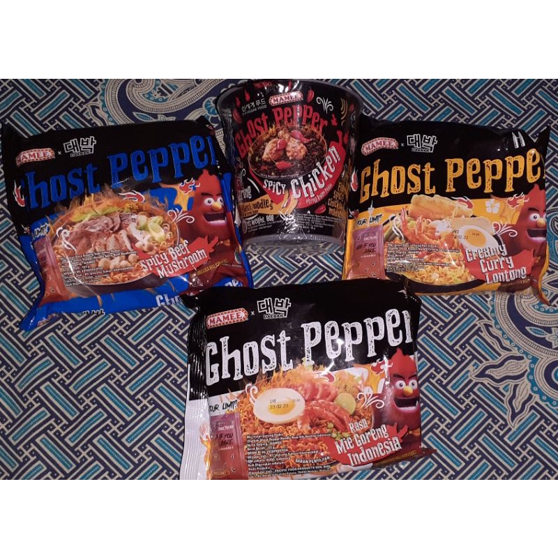 Mamee Ghost Pepper Instant Noodles All Variant | Shopee Philippines