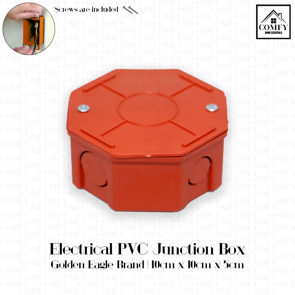 (50pcs/SET) WHOLESALE Golden Eagle PVC Plastic Electrical Junction Box ...