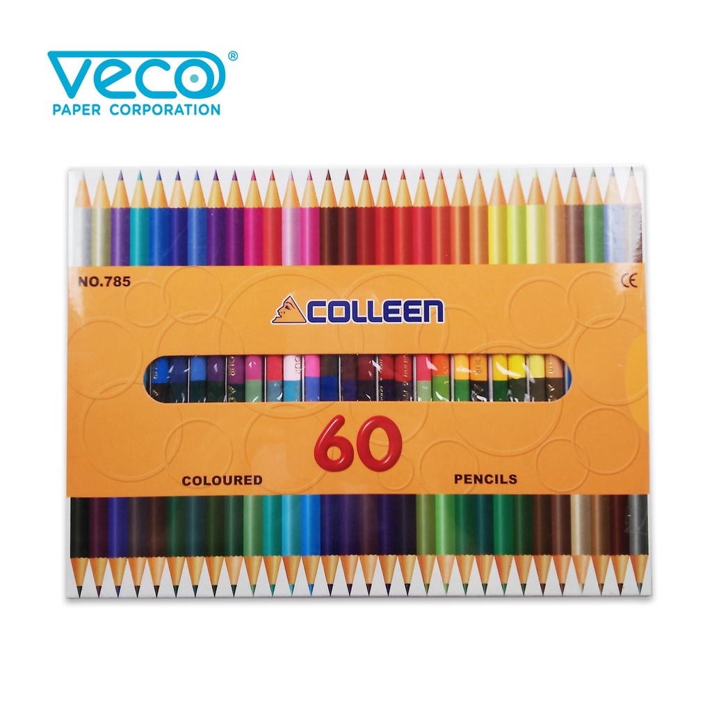Colleen Color Pencils Dual Tip 30pcs (60 colors) | Shopee Philippines