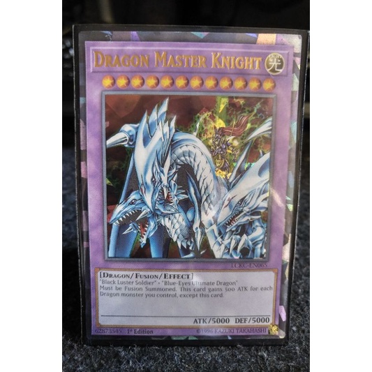 Yugioh Dragon Master Knight Collector's Rare 3D Foil Orica | Shopee ...