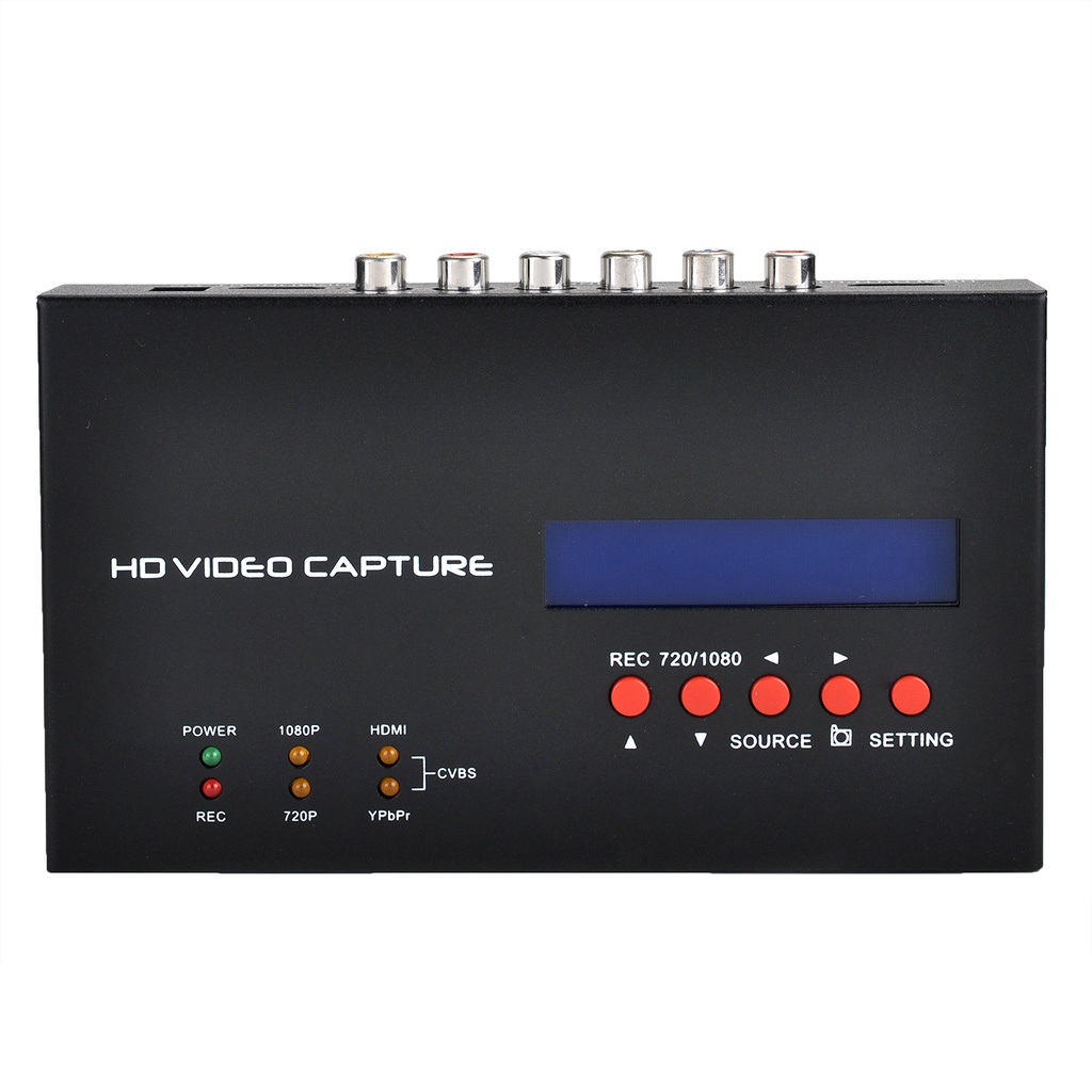 1080P YPBPR AV HDMI Video Capture Card Game Recording Box To USB Disk ...